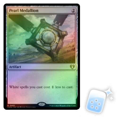 FOIL PEARL MEDALLION Commander Masters Magic MTG MINT CARD | eBay