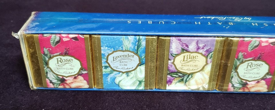 New VTG Ben Rickert 6 Double English Bath Cubes - Lilac, Lavender ...