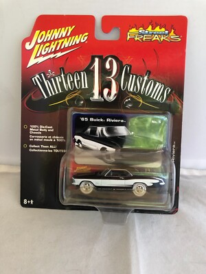 Johnny Lightning Thirteen Customs 65 Buick Riviera White Lightning | eBay