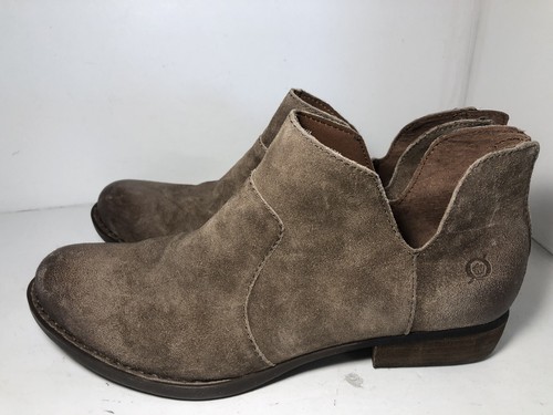 Born Kerri Suede Bootie Brown Women size 11 | eBay