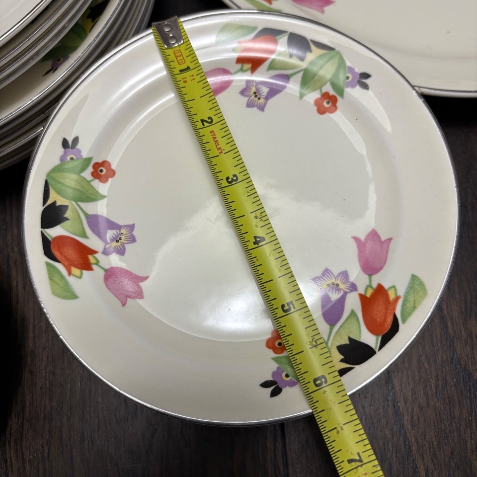 VTG 1930s Superior Hall Quality Dinnerware Crocus pattern Dishes (You ...