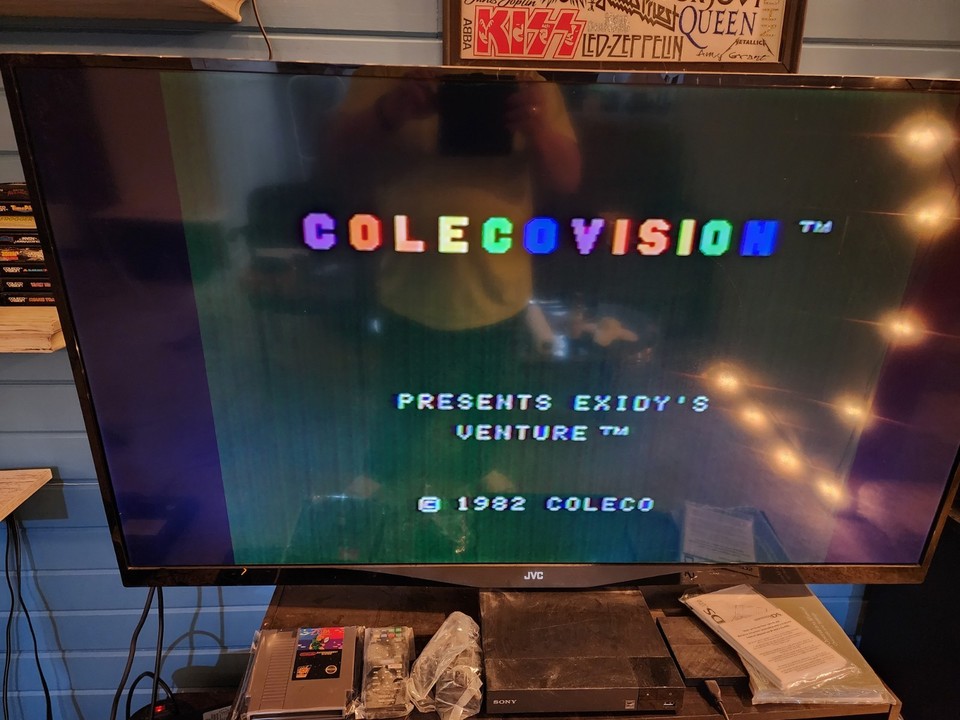 Coleco ColecoVision Black Console RF Expansion Module, Controllers ...