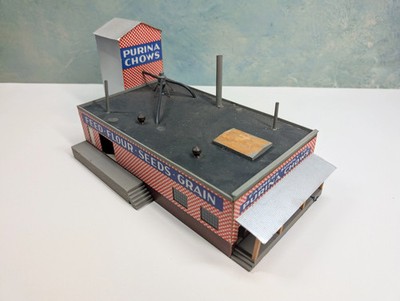 HO Scale Scratch Built Purina Chows Plant, Facility, Building READ | eBay