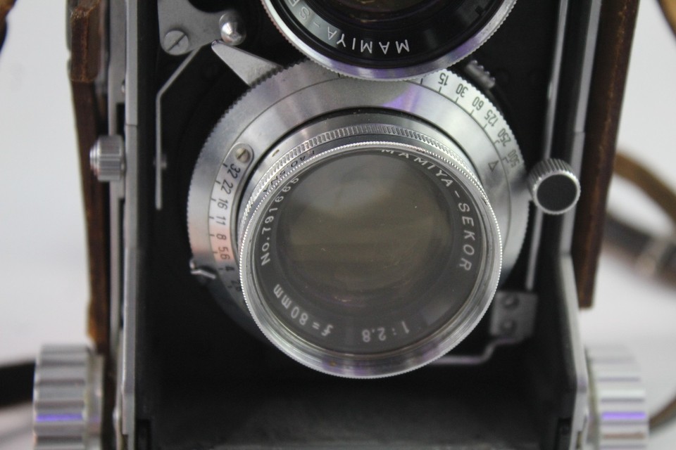 Mamiyaflex Medium Format Film Camera Working w/ 80mm F/2.8 Lens | eBay UK