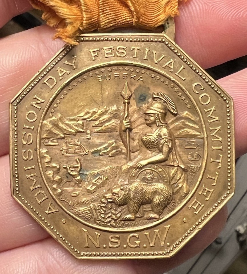 Antique 1910 San Francisco California Admission Day Festival NSGW ...