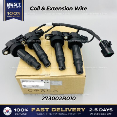 ⭐Genuine⭐ Coil & Extension Wire 273002B010 for Hyundai Accnet Kia Rio ...