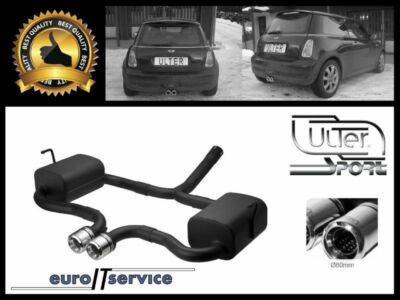 EXHAUST SPORT MUFFLER For Mini COOPER S 2002 2003 2004 2005 2006 TIP ...
