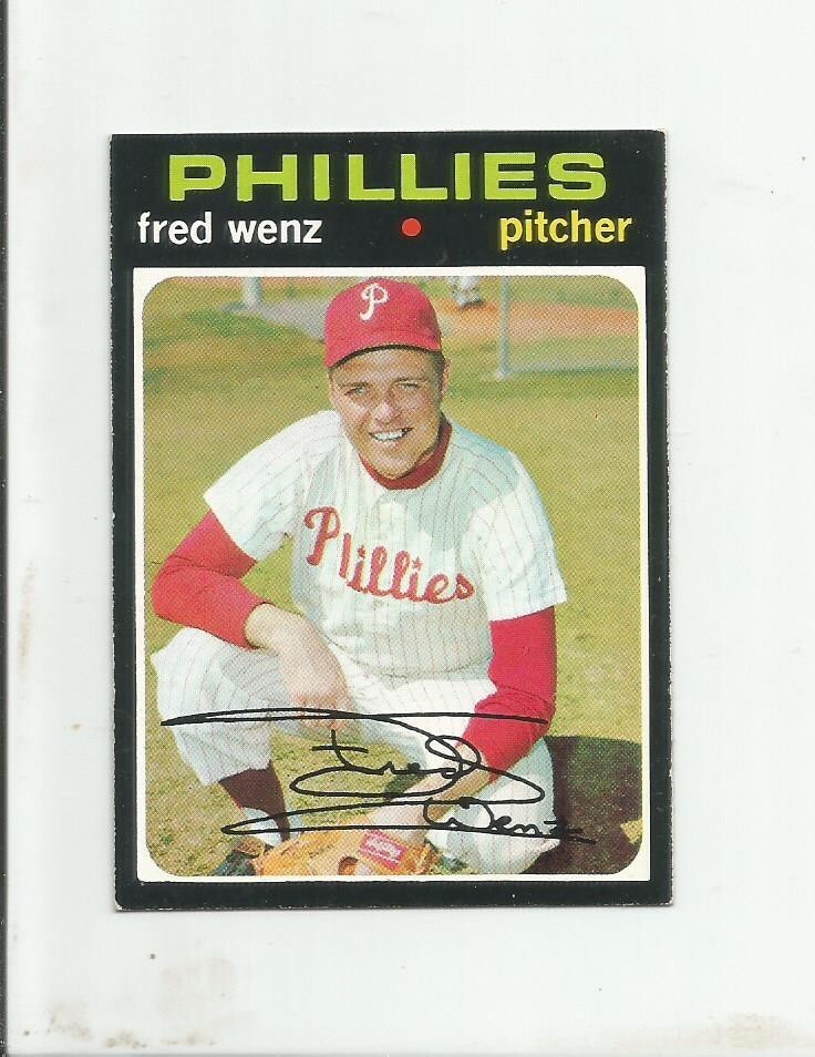 1971 TOPPS FRED WENZ #92 PHILLIES ex+/nm | eBay
