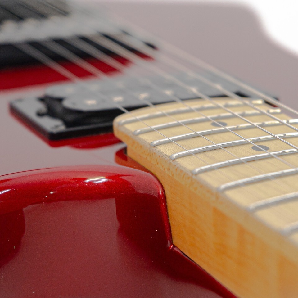 Kramer Pacer Classic Series Ruby Red w/ Locking Trem, Dual Humbuckers ...