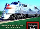 Silver Streak Zephyr Burlington Railroad Poster New Retro Train Art ...