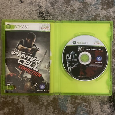 🔥 Tom Clancy's Splinter Cell: Conviction (Xbox 360, 2010) CIB. Mint ...