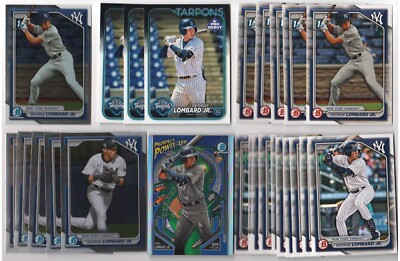 x25 George Lombard Jr. 2024 (1st) Bowman Chrome Draft Refractor Rookie ...