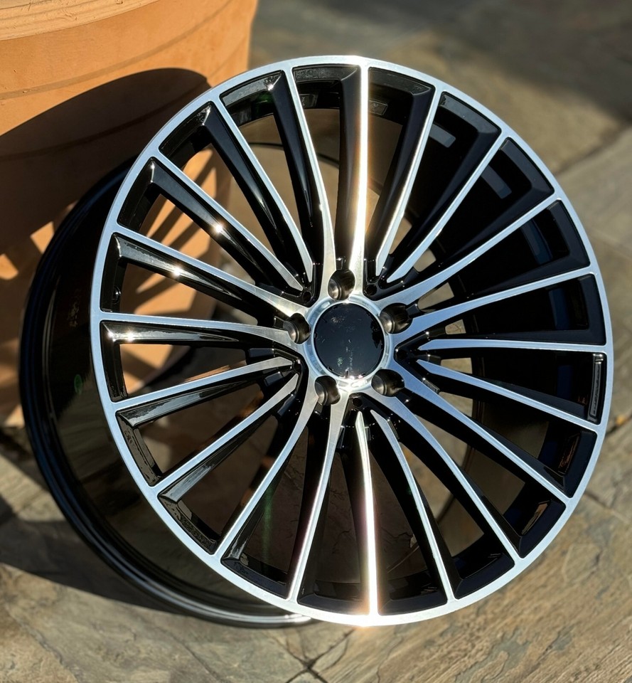 SET(4) 20x8.5/20x9.5 5x112 STAGGERED WHEELS RIMS BENZ S550 E350 E400 ...