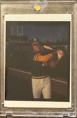 1974 TOPPS VAULT DERON JOHNSON MLB OAKLAND ATHLETICS ORIGINAL BASEBALL ...