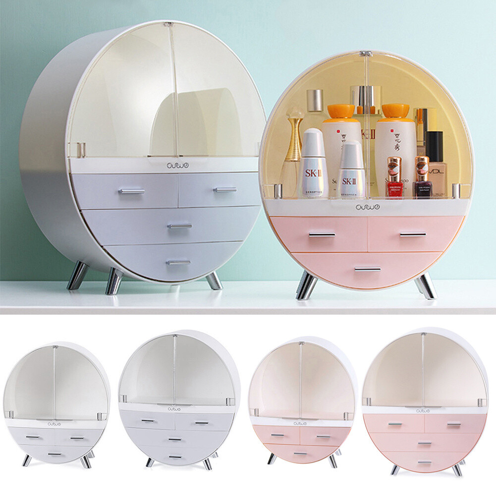 Desktop Makeup Storage Box Tidy Cosmetic Skin Care Bath/Make Up Holder ...