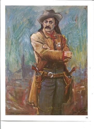 Jim Courtright / Great Cowboy Gunfighters Art / Large Print by Lea F ...