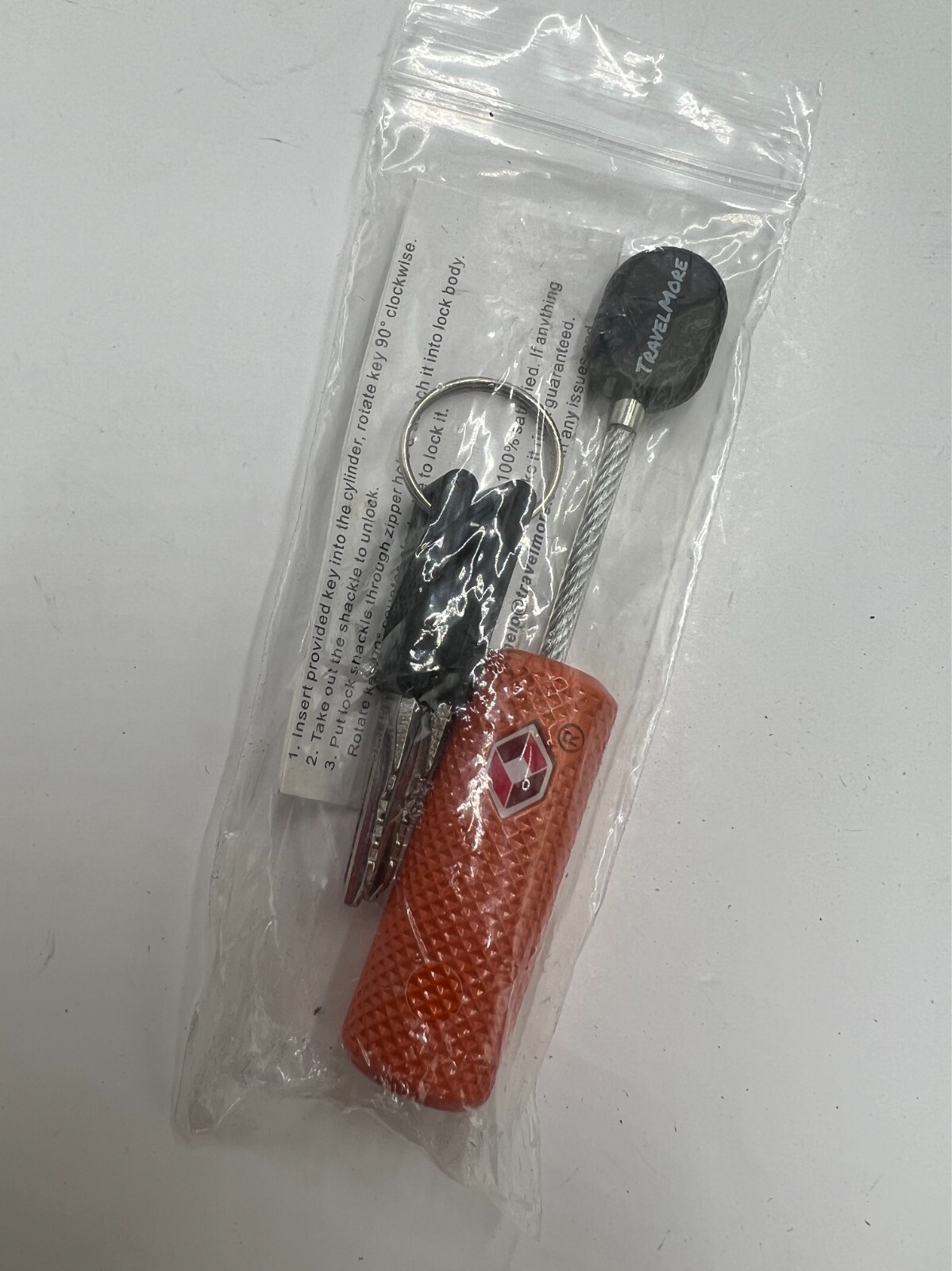 Pack of 4 - Luggage Locks and Keys for Travel - Flexible Ultra Secure ...