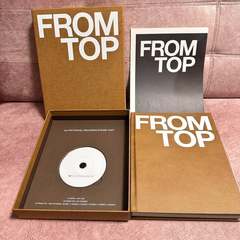 BIGBANG T.O.P 1st PICTORIAL RECORDS FROM TOP First limited Photobook ...