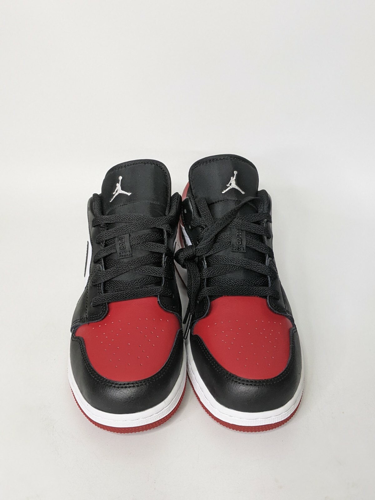 Air Jordan 1 Low Bred Toe GS 553560-612 Size 7Y Womens Size 8.5 | eBay
