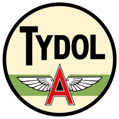 Tydol Flying A Gasoline NEW Sign 14" Dia. Round USA STEEL | eBay