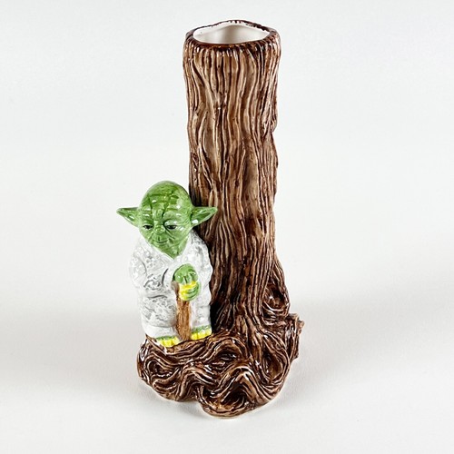 Vtg Original Star Wars Yoda Vase Sigma The Tastesetter Handpainted ...