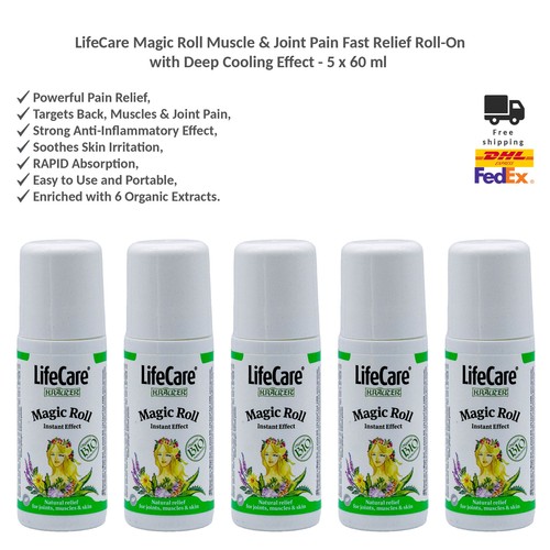 LifeCare Magic Roll Muscle & Joint Pain Relief with Deep Cooling Effect ...