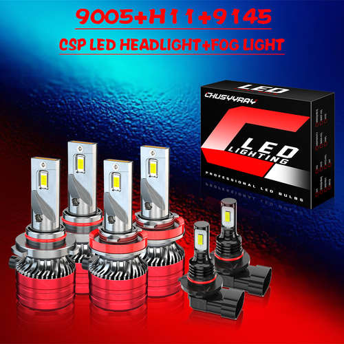 For Ford Expedition 2015-2020 Hi/Lo Beam Fog Light LED Headlight Bulbs ...