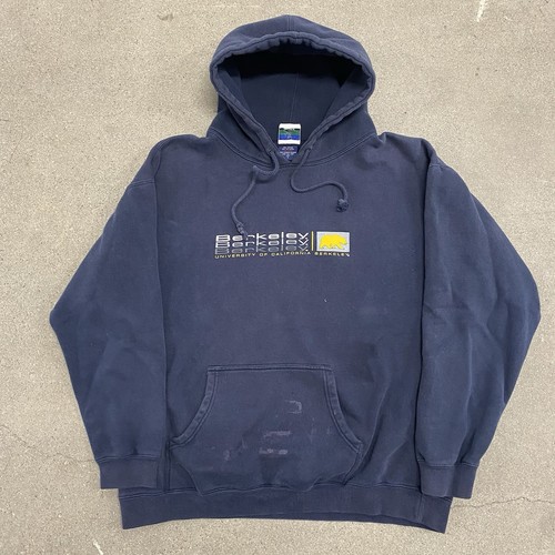 Vintage University Of California Berkeley Hoodie Mens XL Blue 90s | eBay