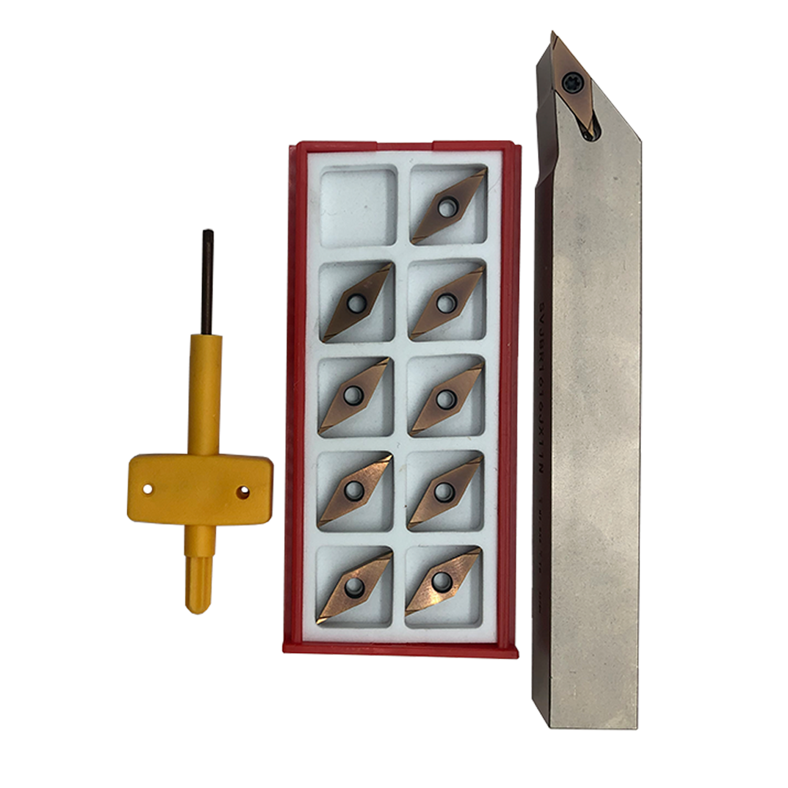 10PCS VBGT110302R Turning insert Cutting tools with 5/8 shank Turing ...