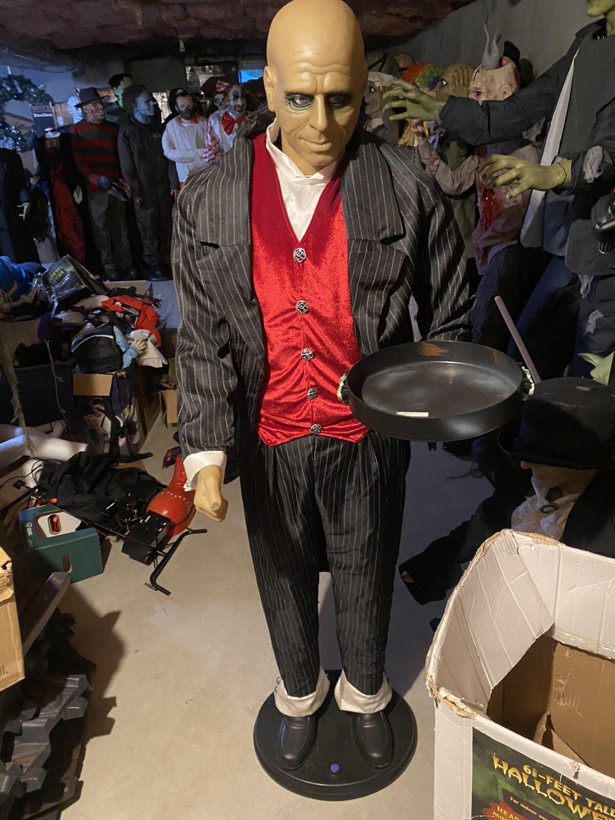 Gemmy 2005 6FT Tall Life-like Halloween Butler! | eBay