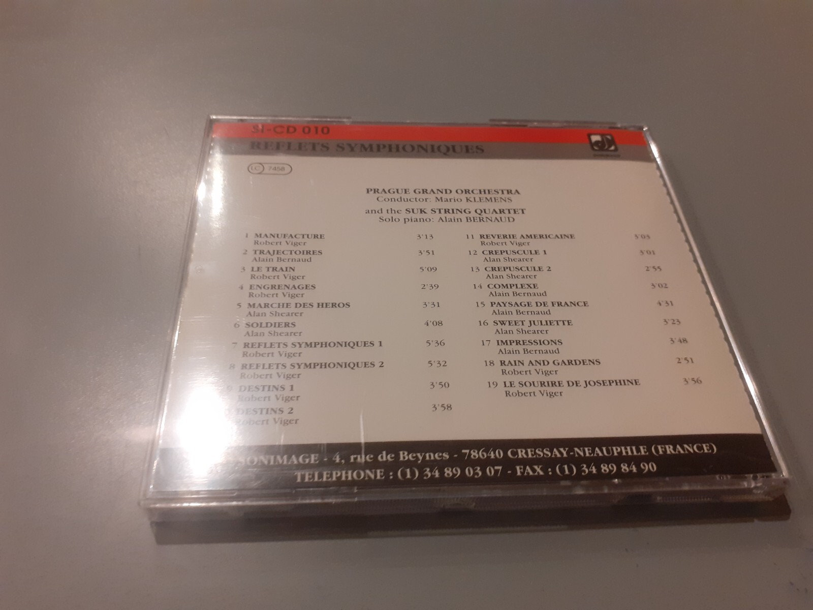 CD ALBUM Alain Bernaud, Alan Shearer - Reflets Symphoniques / 1995 | eBay