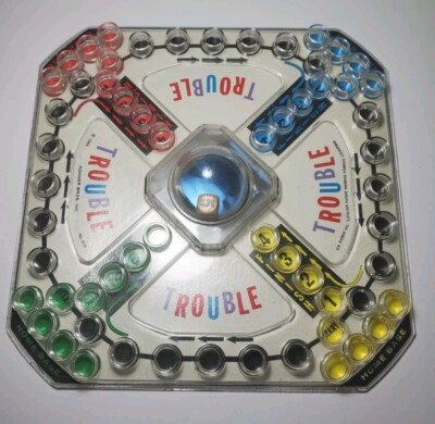 1965 Trouble Board Game Parts Kohner Bros No 310 Vintage-Board Only | eBay