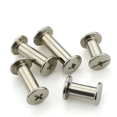 Nickel Binding Chicago Screws Posts Interscrew 5mm Scrapbooking Nail ...