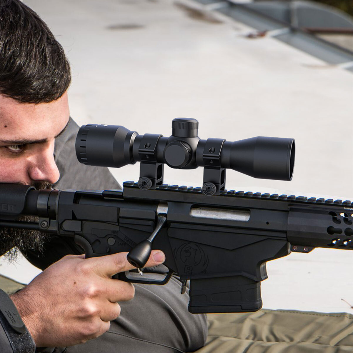 CVLIFE 3-9x40 Compact Rifle Scope Mil Dot Crosshair Riflescope With ...