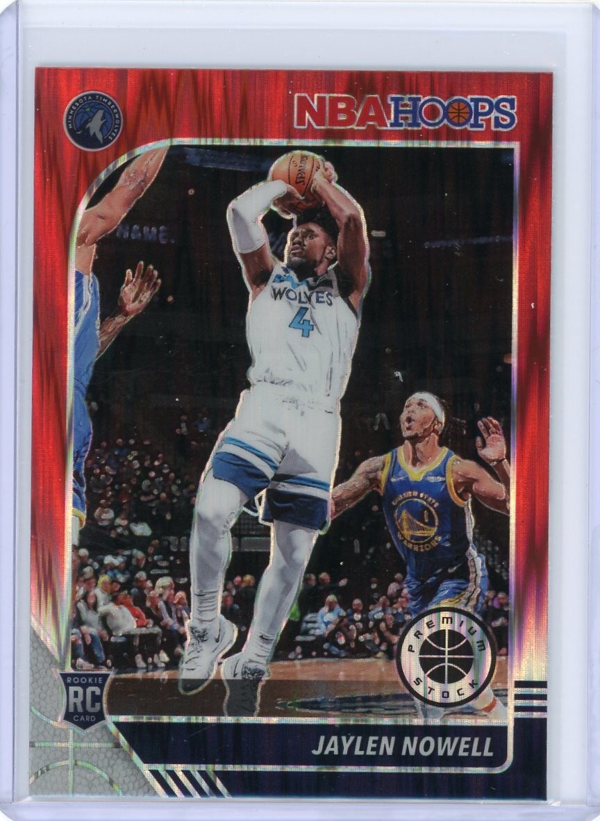 Jaylen Nowell Rookie RC 2019-20 Panini NBA Hoops Premium Stock Red ...