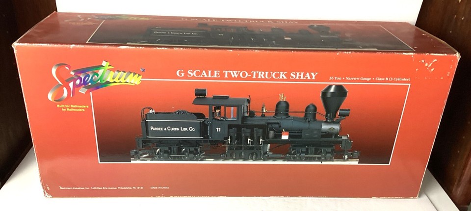 Bachmann 81196 Spectrum G Scale 36-Ton Two-Truck Class B Shay Model ...