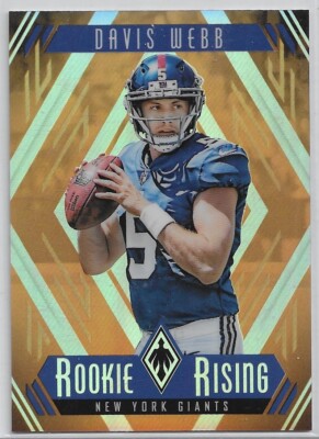 2017 Panini Phoenix Davis Webb Rookie Rising Orange 11/49 #RR-16 New ...