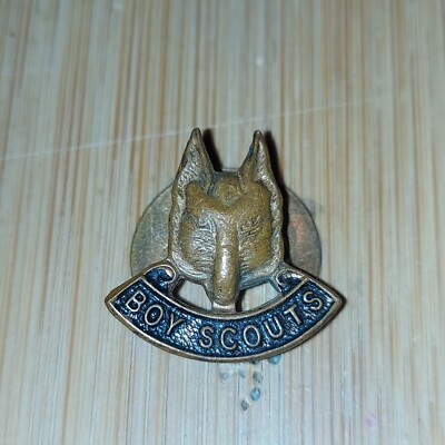 UK Scouting Boy Scouts Metal Button Hole Badge Black Band | eBay UK
