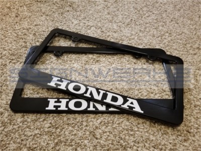 Honda License Plate Frame Racing JDM Japan Vtec NSX Type R - Pair | eBay