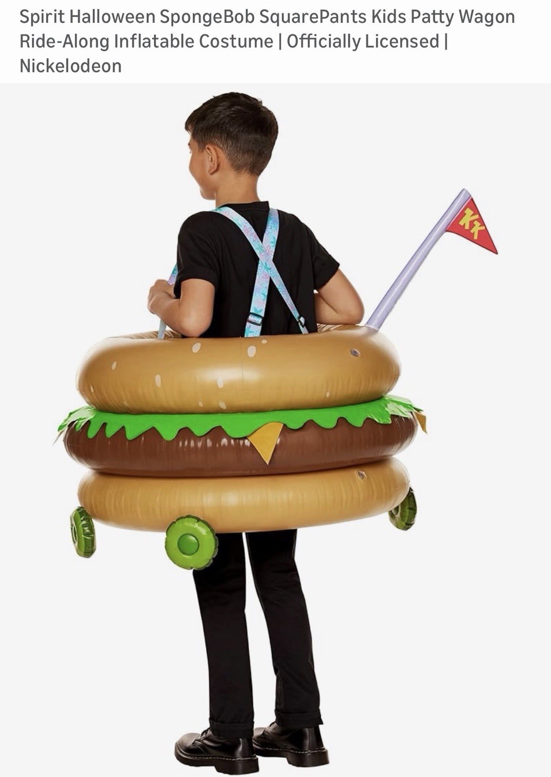 SpongeBob Inflatable Krusty Krab Patty Wagon Costume … - Gem