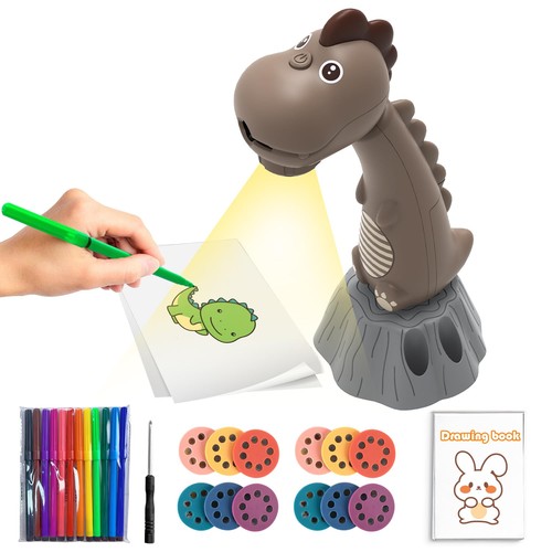 Drawing Projector for Kids, Art Sketcher with 96 Stencils & 12 Colors ...