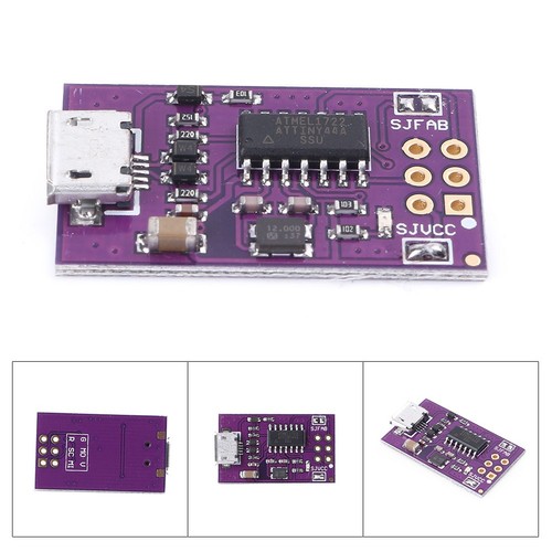 1PC Micro USB Tiny AVR ISP 5V ATtiny44 USB TinyISP Programmer Module For 612345402403| eBay