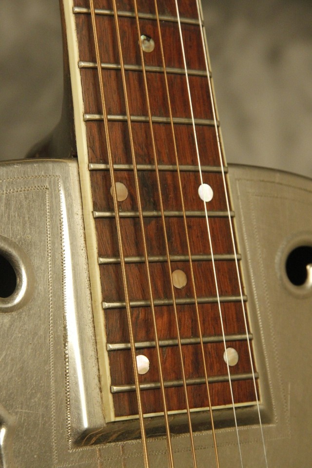 1930's ALHAMBRA Resonator guitar w/ fiddle edges and round neck | eBay