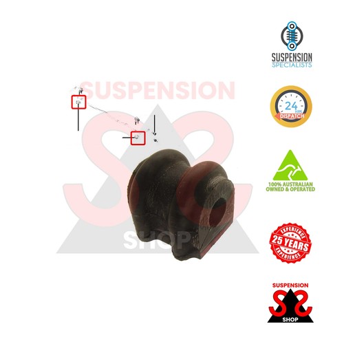 Rear Axle Mount, D Bush Stabiliser Bar Suit HYUNDAI Santa Fe 2.2 CRDi ...