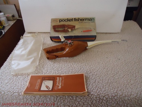 Vintage 1972 Popeil's Pocket Fisherman Spin Casting With Original Manual & Bag | eBay