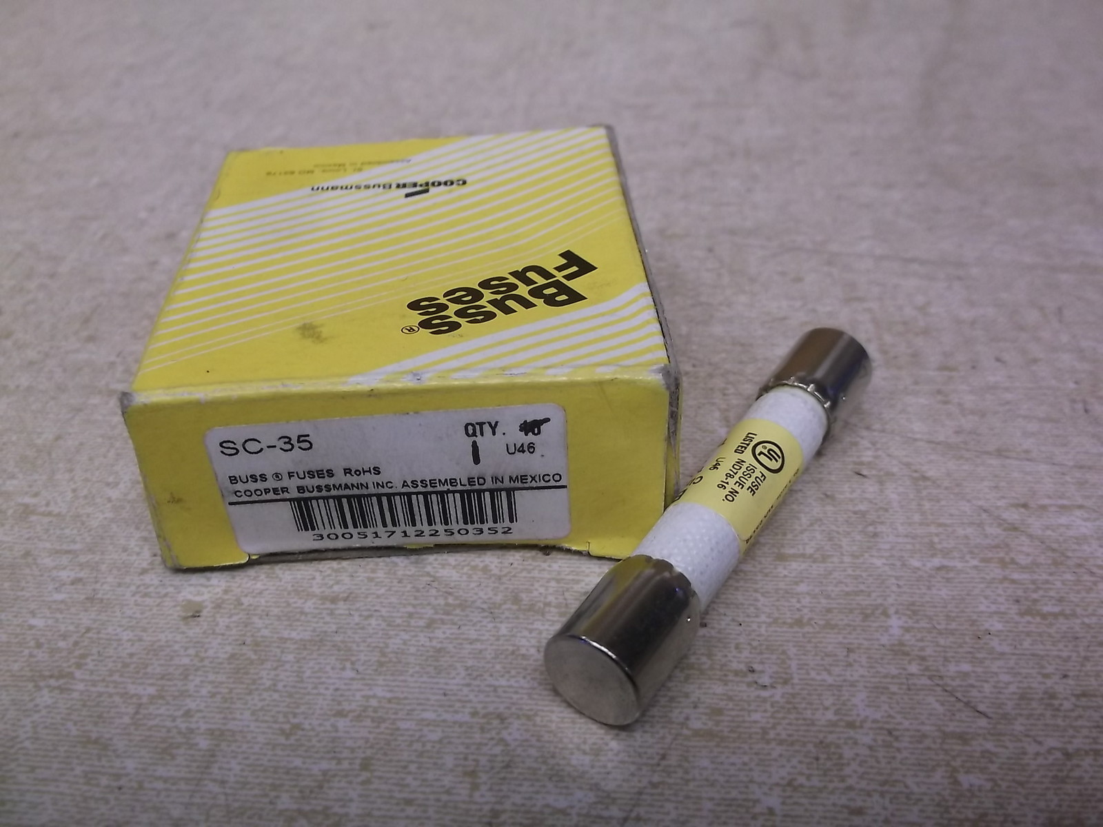 Bussmann+Buss+Sc-35+Class+G+480vac+400+VDC+Time+Delay+Fuses+35+Amp for ...