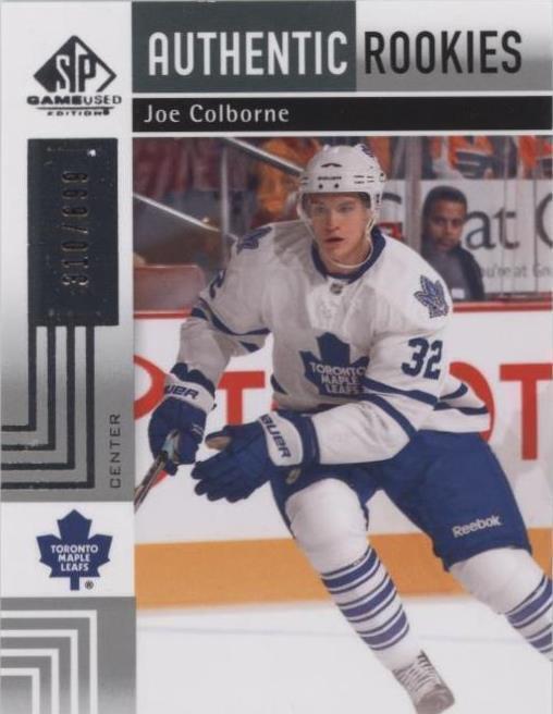 2011-12 SP Game Used Edition - Authentic Rookies Joe Colborne #165 /699 ...