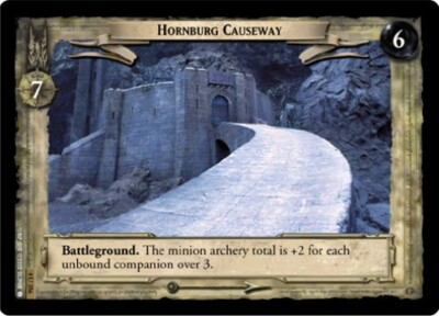 LOTR TCG TTT Two Towers HORNBURG CAUSEWAY 4U356 Foil NM/MINT | eBay