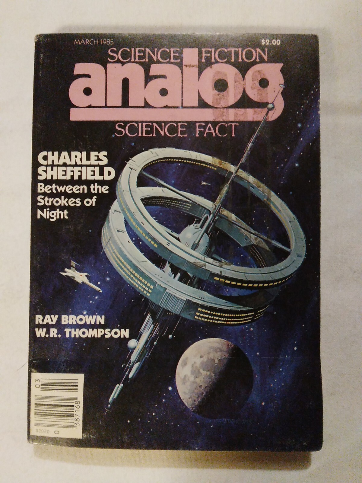 1985 March, Analog Sci-Fi/Fact Magazine, Between The Strokes Of Night (MH412) | eBay