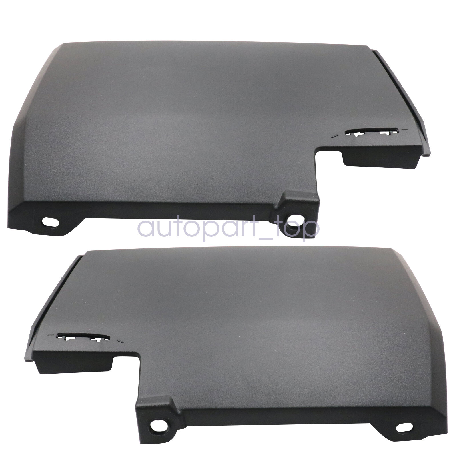 Black Rear Bumper Left&Right Caps Cover For 2022-2023 Toyota Tundra ...